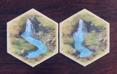 Catan: Seafarers Extension | Gold Field Terrain Hex Tiles x2 | Extra ...