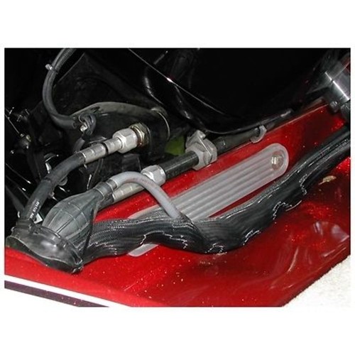 T-H Marine Black Flex Sleeving Mesh Rigging Conduit FLX-125 Dia 1-1/4 L ...