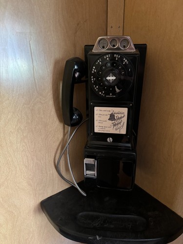 vintage wooden phone booth bell systems circa 1950 | eBay