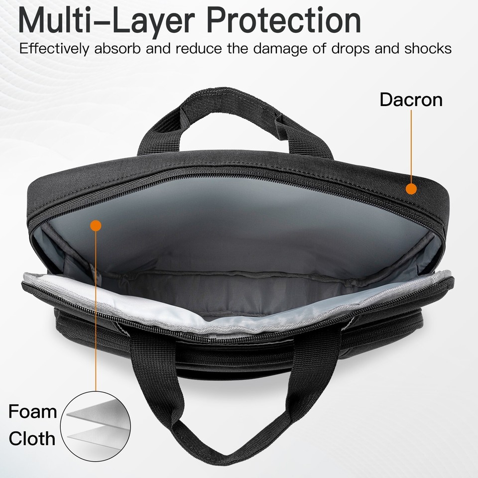 JETech 15 15.6 16 Inch Laptop Bag Case, Waterproof Slim Computer Sleeve ...