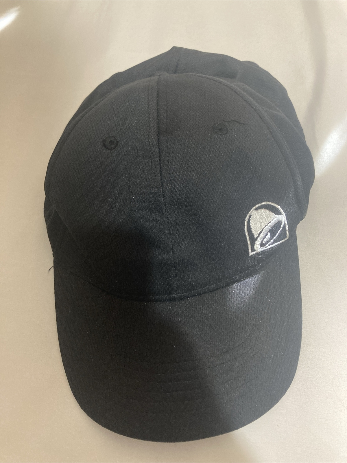 Taco Bell Employee Hat Adult Cap Adjustable Black White Embroidered ...