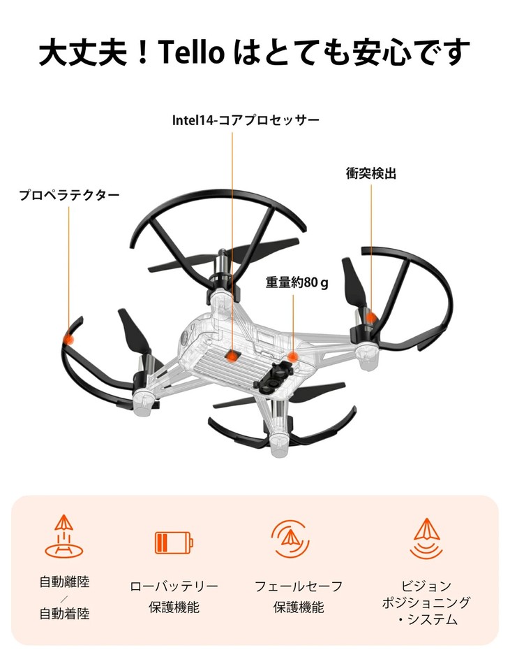 DJI Ryze Technology Tello drone Powered 5MP Camera HD720 Video 13min Flight | eBay