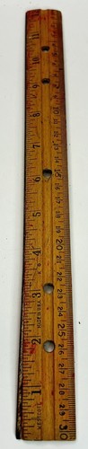 Vintage Wooden Grade School Ruler. 12" Westcott. 1950s Collectible 📏 | eBay