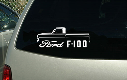 Car & Truck Graphics Decals 1967 1968 1969 1970 1971 1972 Ford F100 ...