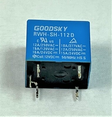 RWH-SH-112D Goodsky Power Relay 15A 12VDC 4 Pins - Pulled | eBay