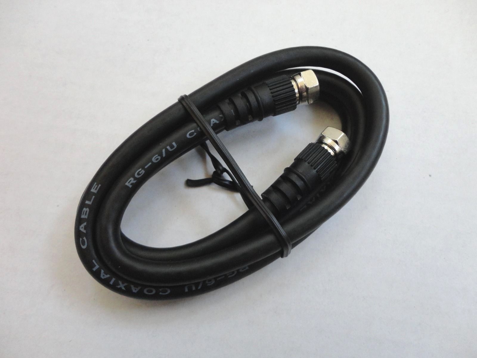 3 Foot RG6 F Male Plug to F Male Plug Connectors Coaxial Video Cable ...