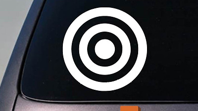 BULLSEYE BULLS EYE 6" STICKER DECAL CAR WINDOW TRUCK 2A TARGET SHOOTING ...