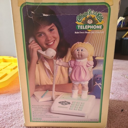 Vintage Cabbage Patch Kids Telephone By Coleco Mod # 7911 With Brochure ...