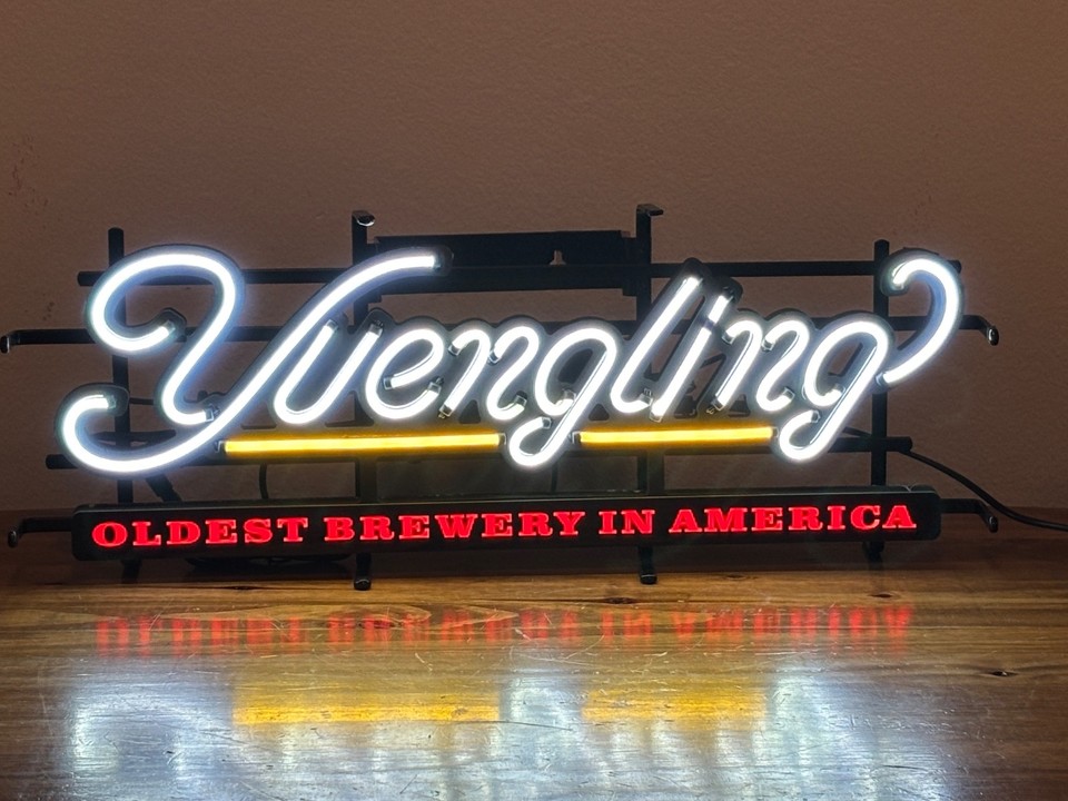 YUENGLING BREWERY LED BEER LED BAR SIGN MAN CAVE GARAGE DECOR LIGHTED ...