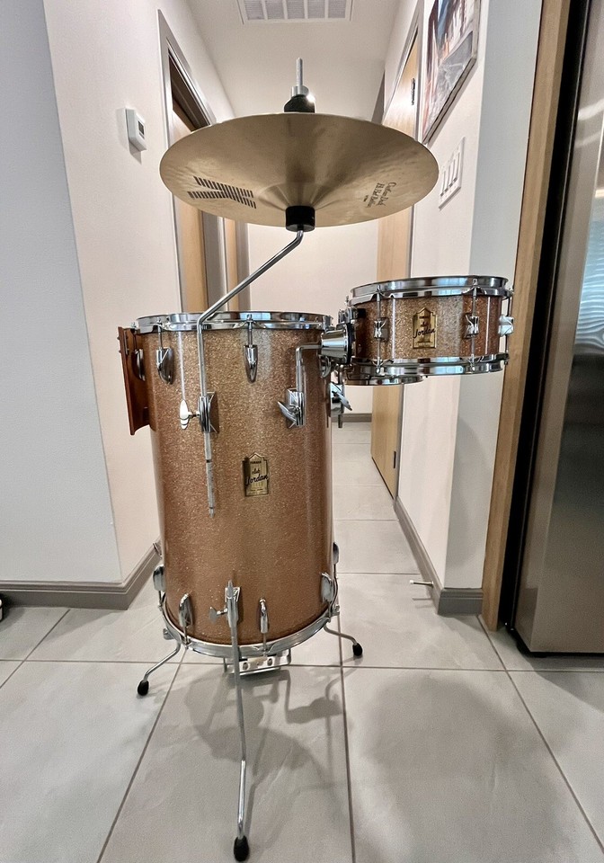 Yamaha Jordan Cocktail Club Drum Set- Pink Sparkle | eBay