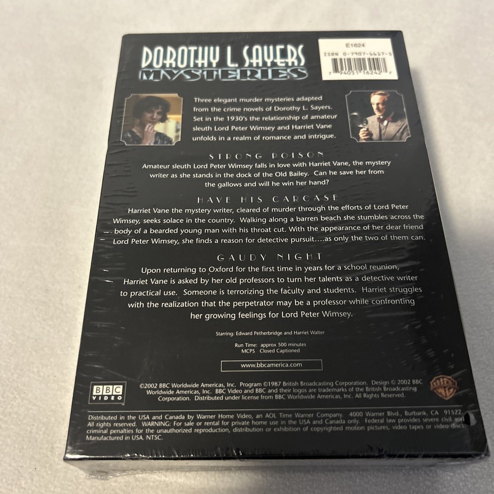 Dorothy L Sayers Mysteries (DVD, 2002) 794051162427| eBay