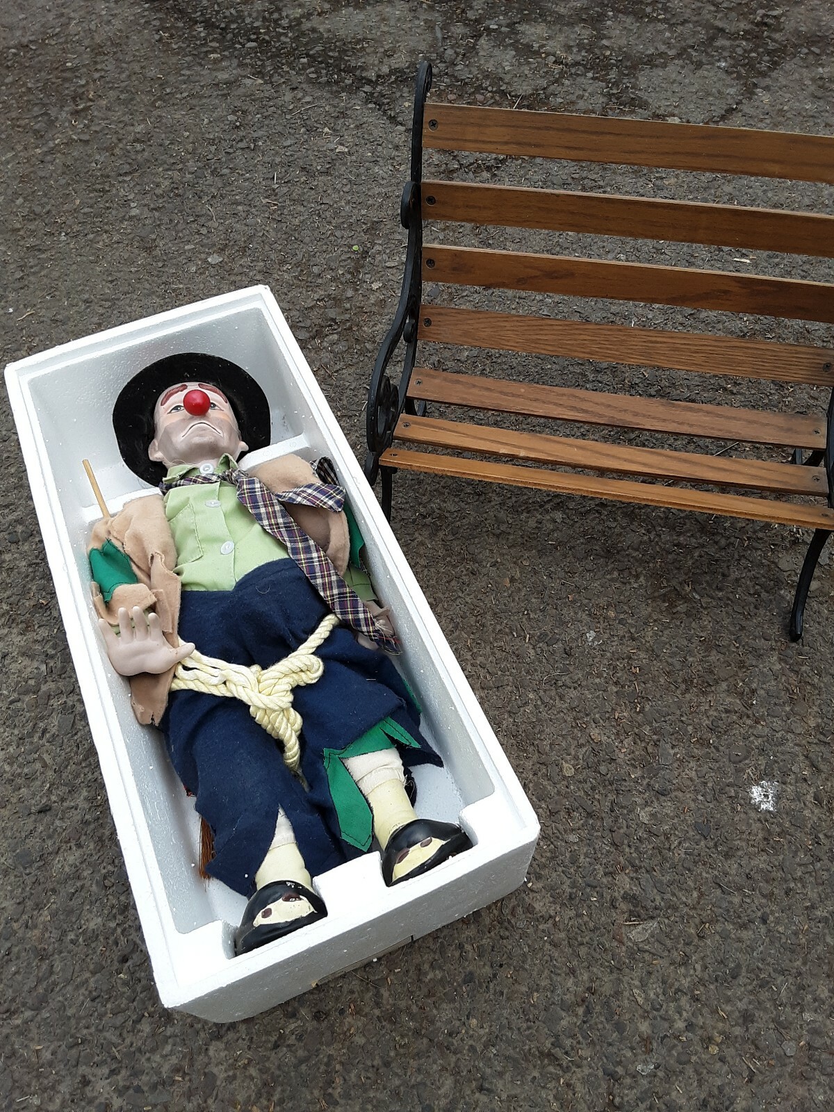 1983 Vintage Clyde Dynasty Doll Weary Willie the Tramp Clown-Hobo Doll ...