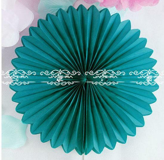 10pc Tissue Paper Flower Paper Fan Wedding Party Home Outdoor ...
