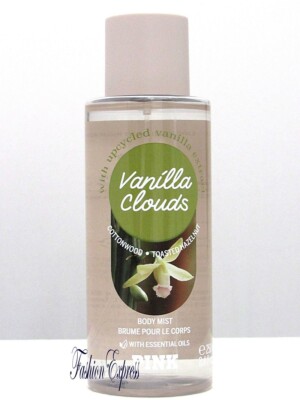 VICTORIA'S SECRET PINK VANILLA CLOUDS SCENTED BODY MIST SPRAY 8.4 FL OZ ...
