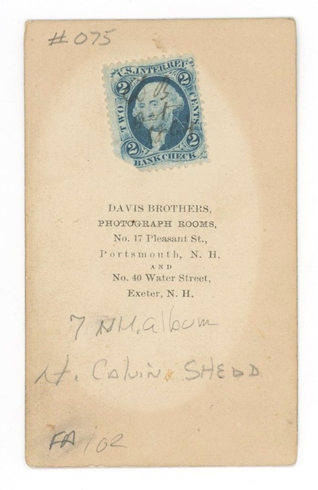 Lt. Calvin Shedd – Civil War Letter & CDV Photograph – 7th New ...