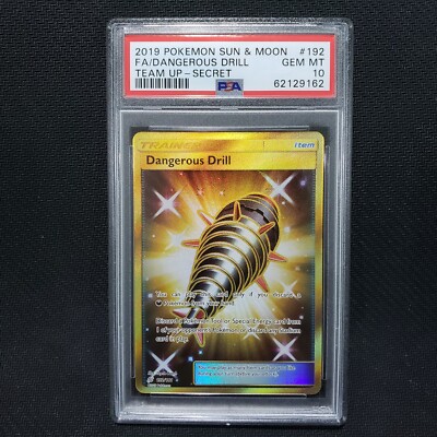2019 Pokemon: DANGEROUS DRILL 192/181 [Gold Secret] [Team Up] Gem Mint ...