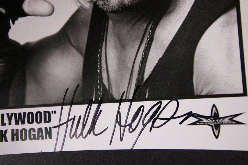 WWF PRO WRESTLER HULK HOGAN AUTOGRAPH PHOTO~ | eBay