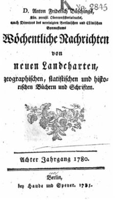 BA14schings, Anton Friderich by Busching New 9781519486752 Fast Free ...