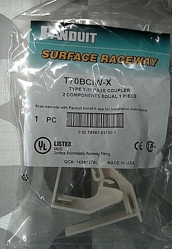 PANDUIT T70BCIW-X Type T-70 Base Coupler Fitting - Off White *Free ...