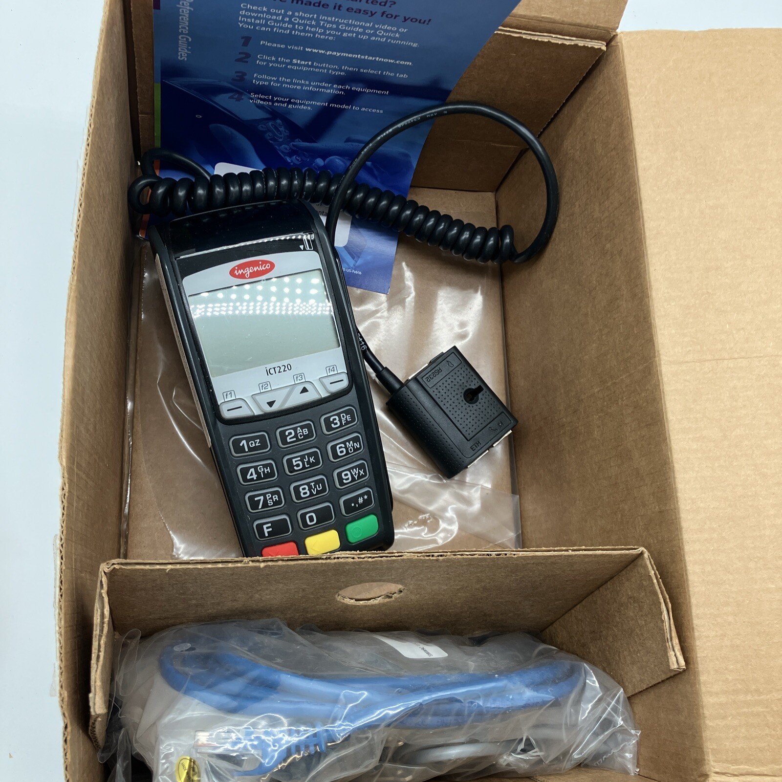 Ingenico iCT220 v3 IP/Dial/Contactless Terminal - New | eBay