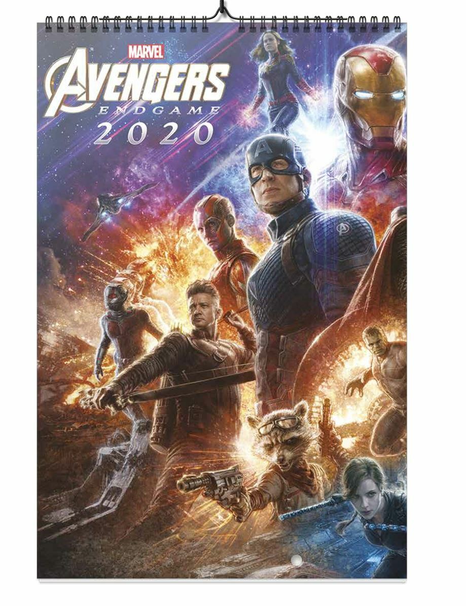 Marvel Avengers Endgame Kalender von der Wand 2020 Byblos | eBay