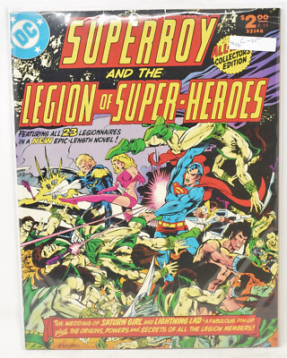 Superboy Legion Of Super-Heroes Treasury Limited Collector Edition C-55 ...
