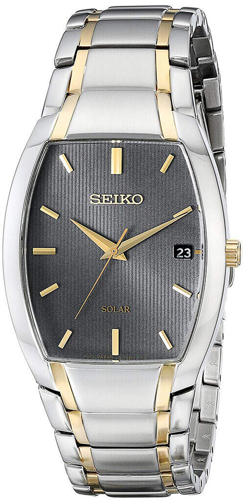 Seiko Solar Gray Men's Watch - SNE334 for sale online | eBay