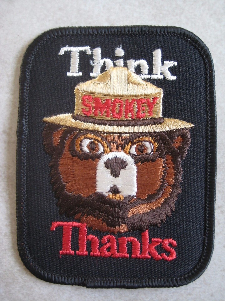 Vintage U.S.F.S. Forest Service Park SMOKEY the BEAR Prevent Fire ...