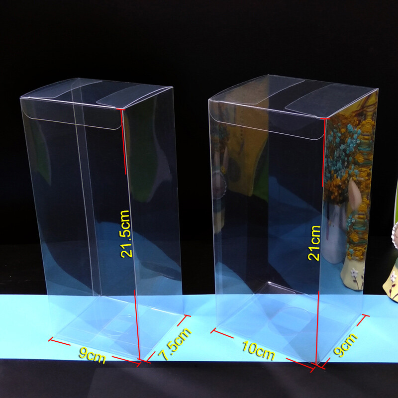 10X Clear PVC Boxes Wedding Party Favour Gift Candy Cake Product ...