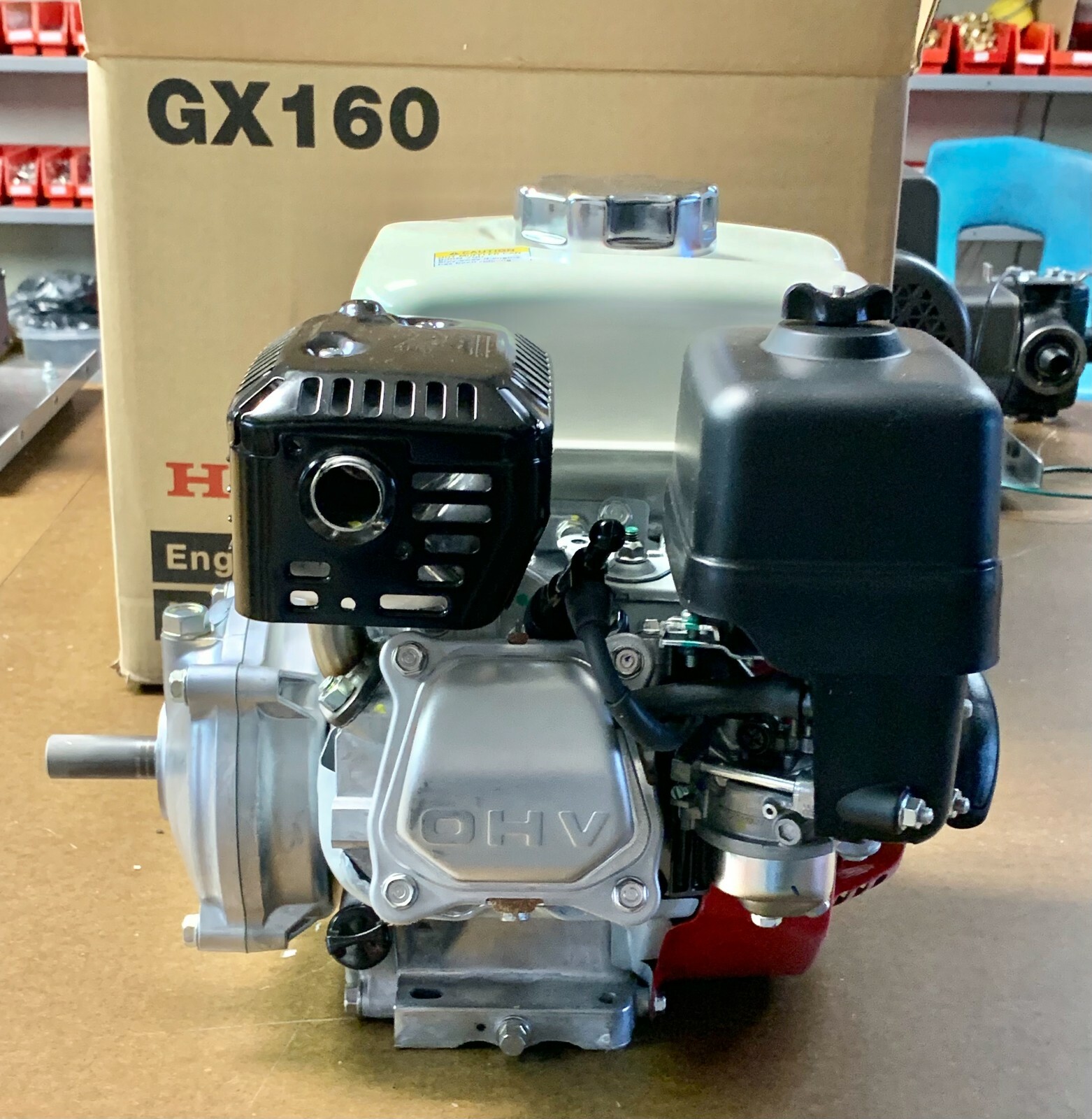 Honda Engine GX160UT2HX2 Horizontal OVH Engine 160 cc 4.8HP 6:1 Gear ...