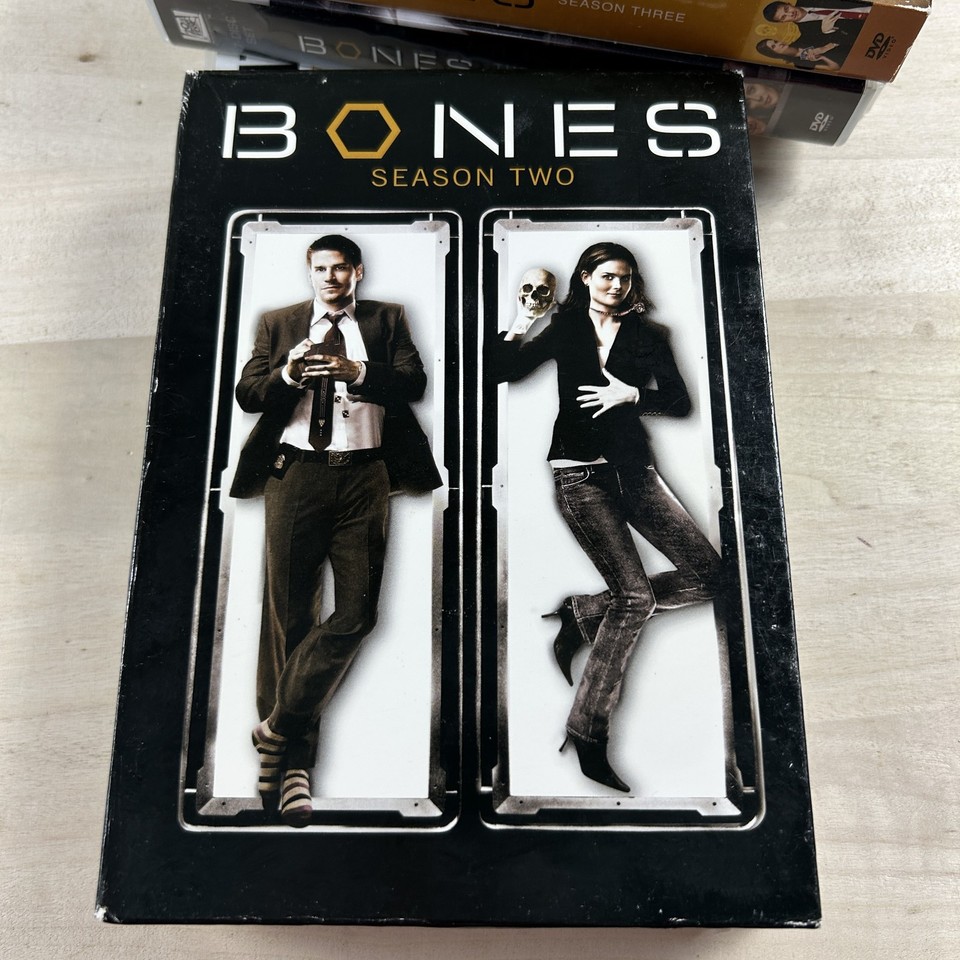 Bones Seasons 1-5 DVD Collection David Boreanaz Emily Deschanel TV Show ...
