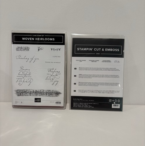 Stampin’ Up Woven Heirlooms Stamp Set With Coordinating Dies ...