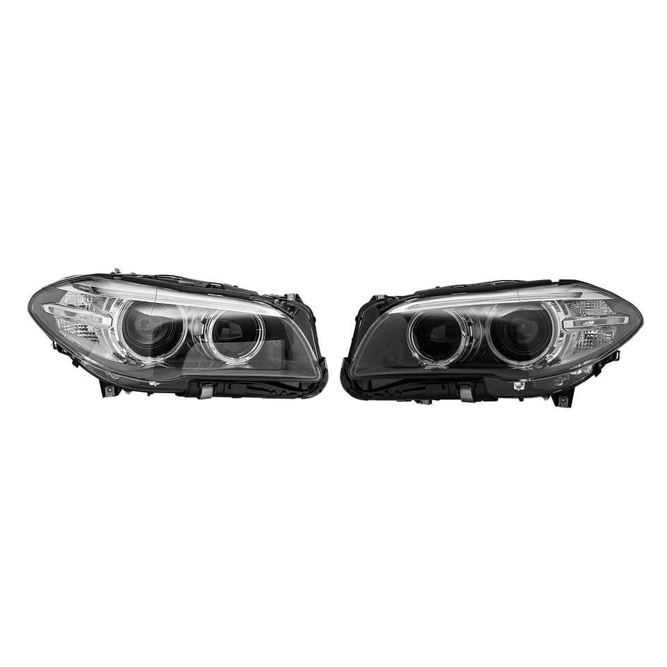 Pair Headlight For 2014 2015 2016 2017 BMW 5 series F10 550i 535i 528i ...