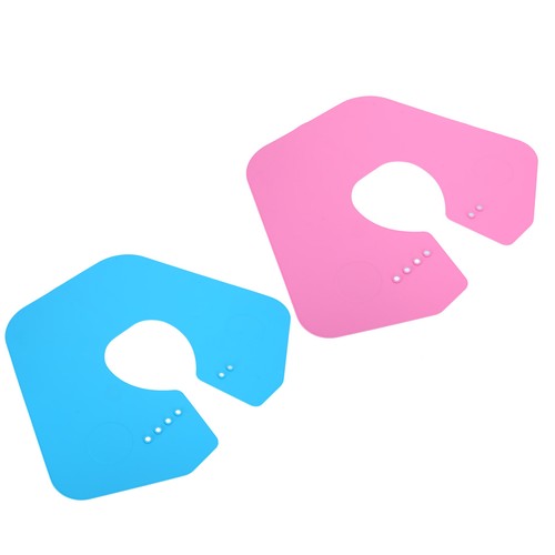 Hair Cutting Collar Silicone Salon Barber Hair Cutting Cape Neck Wrap ...
