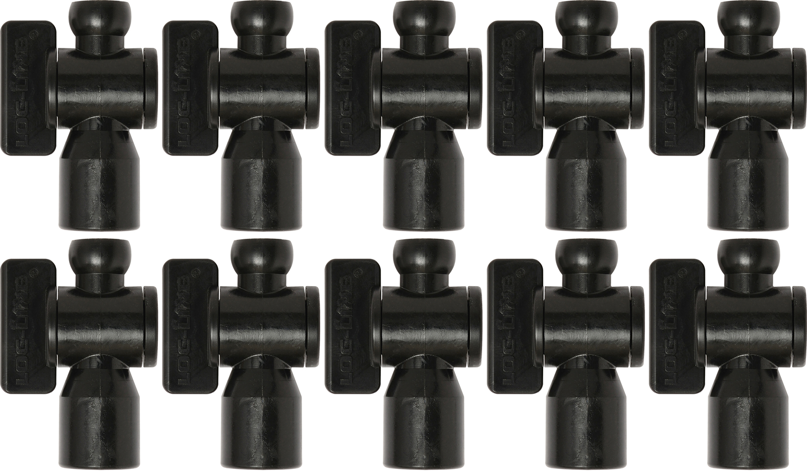Loc-Line Black - 1/4" Female Npt Valve - 2 Packs of 10 | eBay