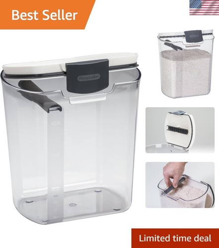 Clear Plastic ProKeeper Flour Storage Container - Airtight with ...