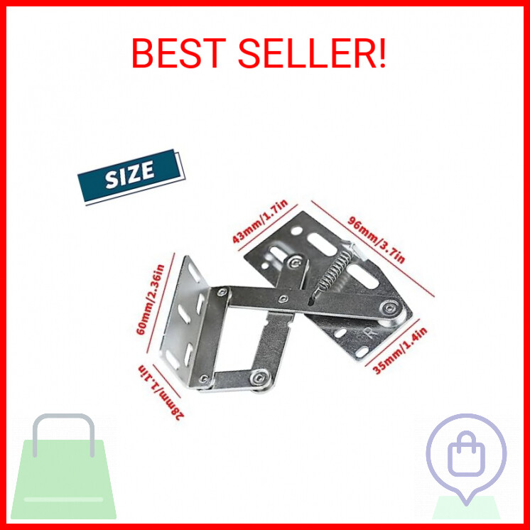 2 pcs Scissors Hinges,Sink Front tip Out Tray Hinges for Kitchen or ...
