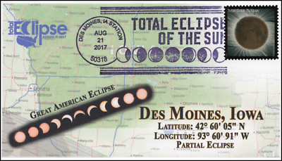 17-222, 2017, Total Solar Eclipse, Des Moines IA, Event Cover ...