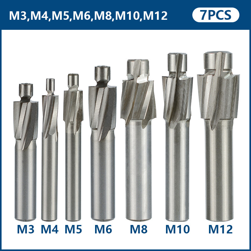 Flachsenker Zapfensenker HSS Senker Schaftfräser Kegelsenker Senkbohrer ...