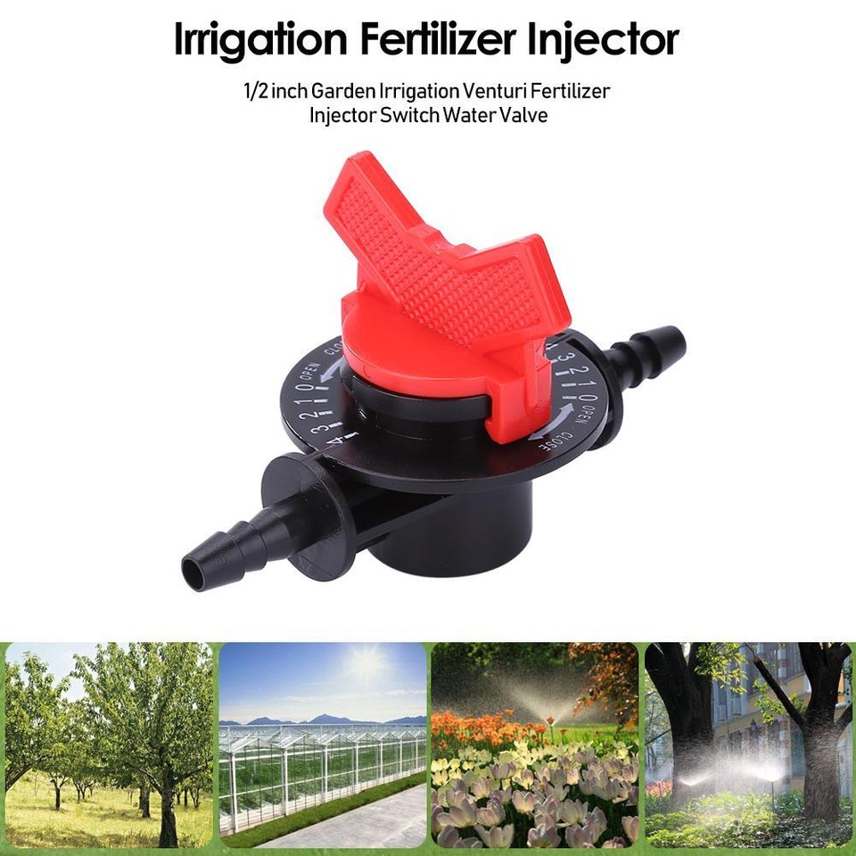 1/2 inch Garden Irrigation Venturi Fertilizer Injector Switch Water ...