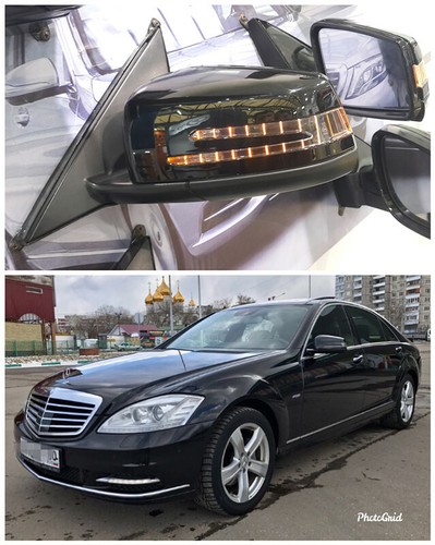 W221 Car Side Door Mirror Set For Mercedes Benz S class S300 S350 S400 ...
