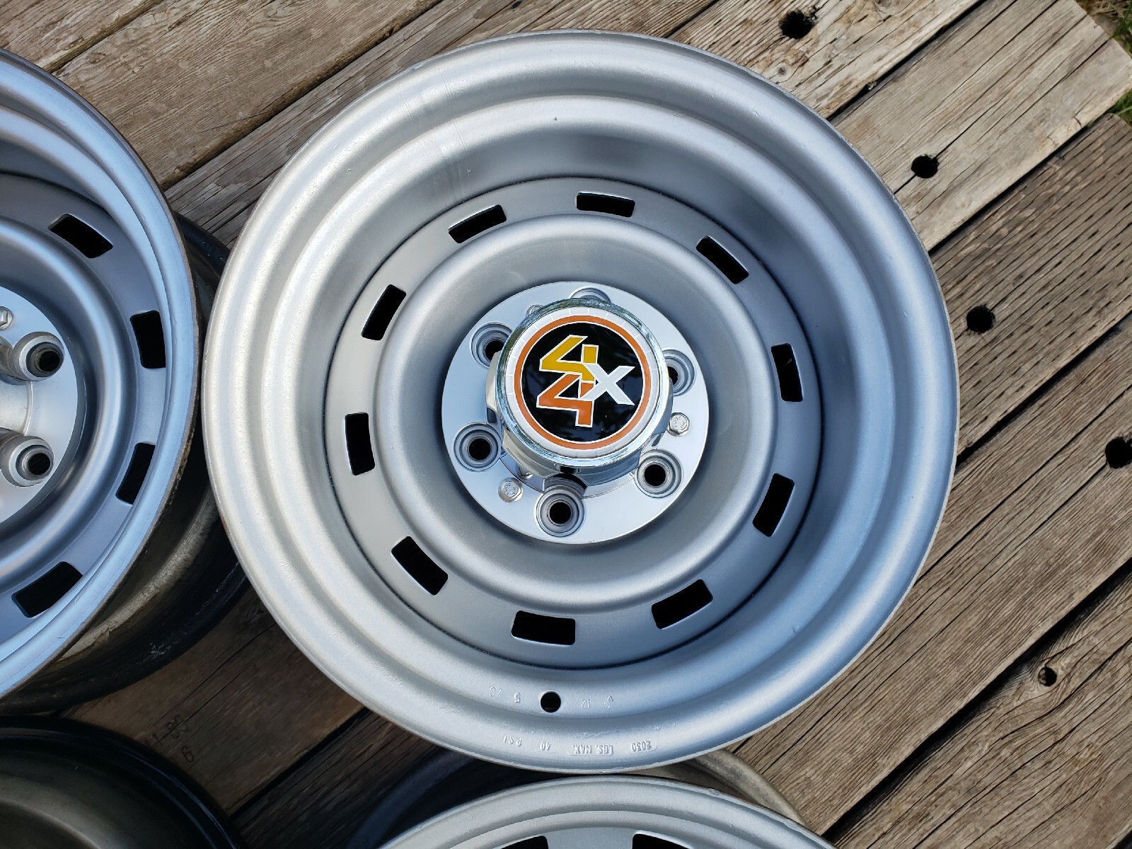 Set of 4 1967-87 CHEVY GMC K5 BLAZER C10 TRUCK 4X4 6 LUG 15 X8 RALLY ...