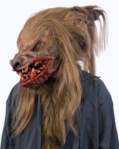 Zagone Studios Mask Kick-Ass Werewolf Oversized Wolf Brown Halloween ...