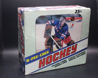 1981/82 OPC O-Pee-Chee Hockey Empty Display Box (BBCE) | eBay