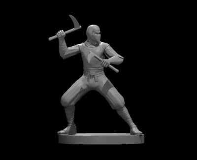 Ninja Fighter V2 Adventurer 28mm Scale DND D&D Wargame Tabletop Mini | eBay