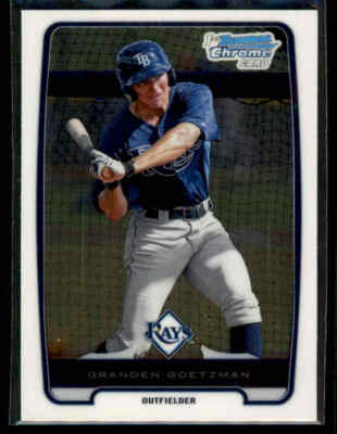 2012 Bowman Chrome Prospects Granden Goetzman #BCP113 Tampa Bay Rays | eBay