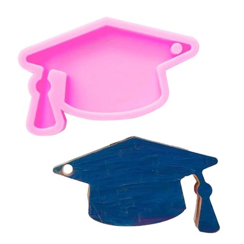 Graduation Hat Keychain Epoxy Resin Mold Handmade Pendant Decor ...