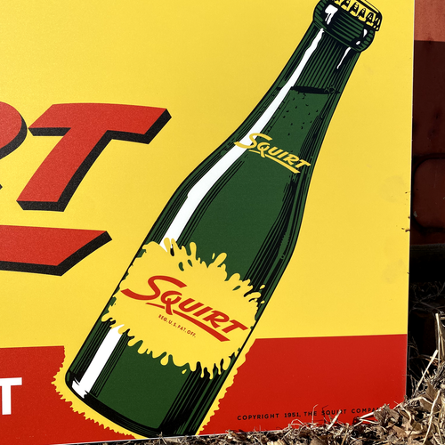 48in Squirt Soda Sign Vintage Style Repop Sign | eBay
