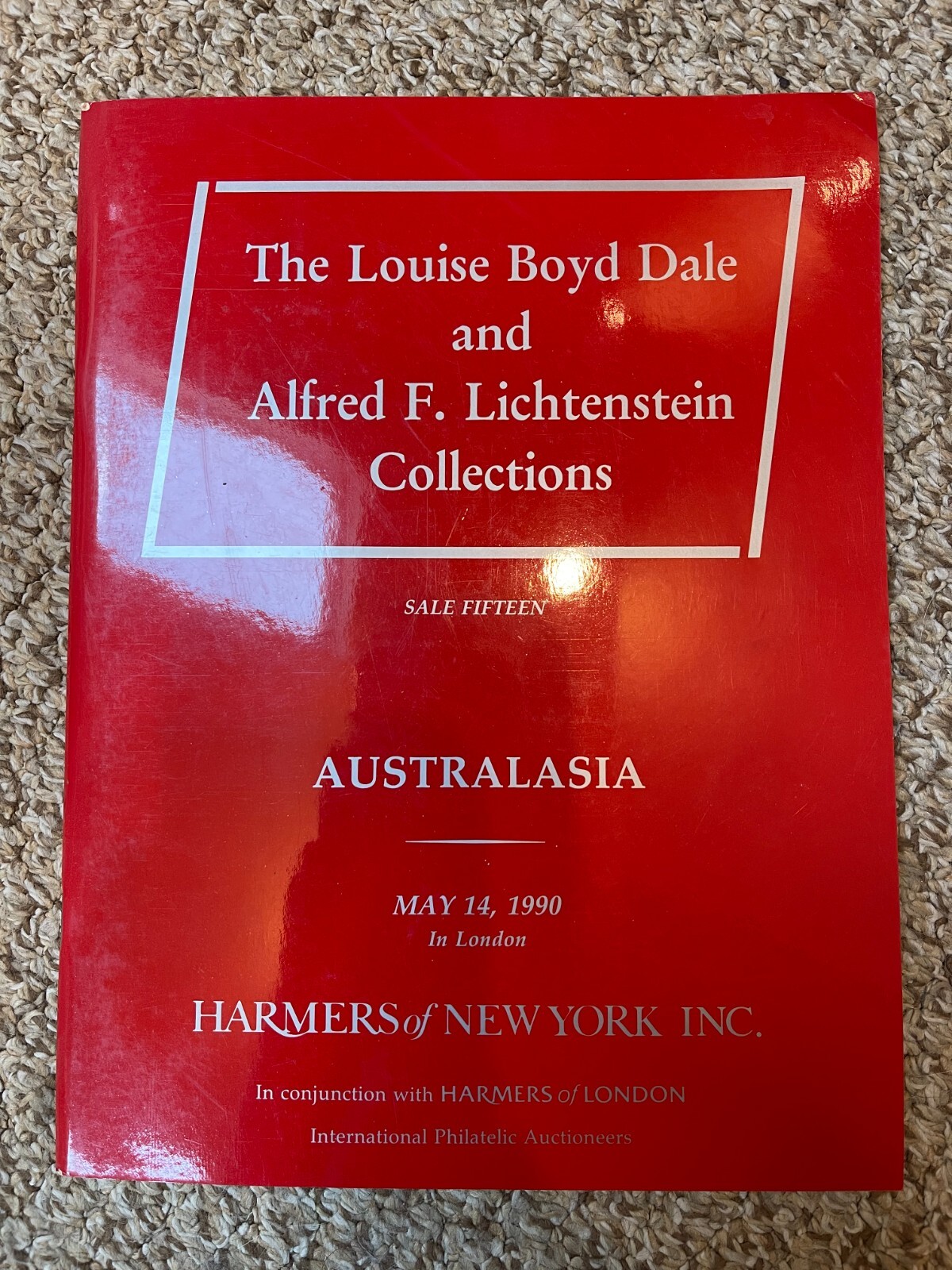 DALE-LICHTENSTEIN Australasia Sale 15 - May 14, 1990 H.R. Harmer ...