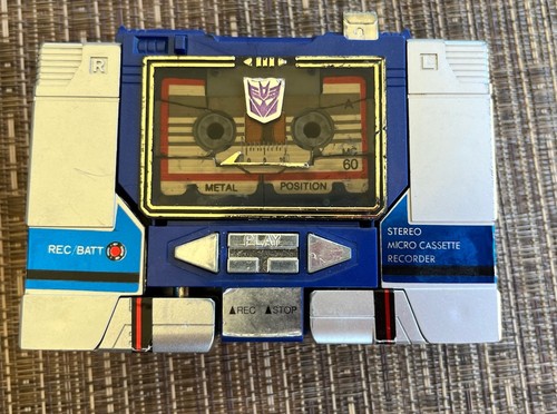 Transformers G1 Original Vintage Takara 1983 Soundwave With Tape | eBay